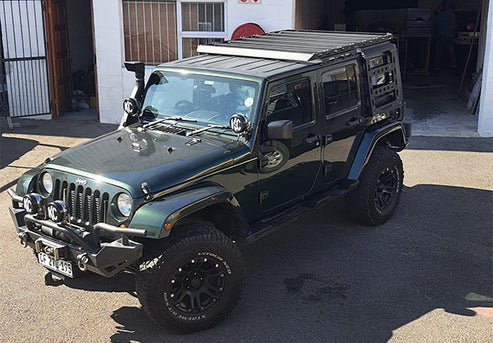 Jeep Wrangler 4 Door Predator Stealth Roof Rack – Go-4LO Outdoor Equipment