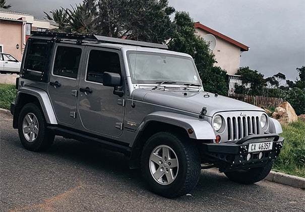 Jeep Wrangler 4 Door Predator Stealth Roof Rack – Go-4LO Outdoor Equipment