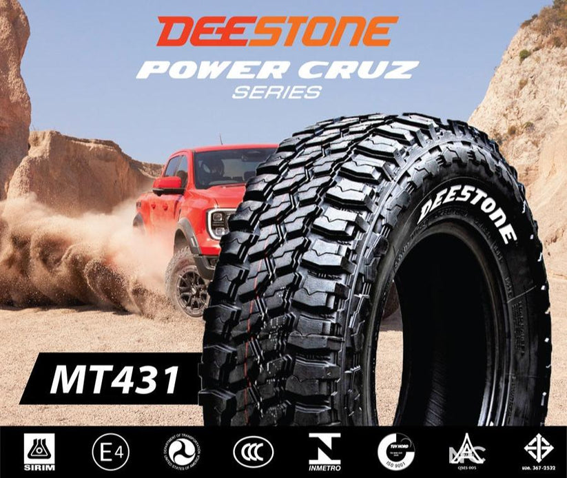 Deestone MT431 Power Cruz Mud Terrain 235/75 R15 104/101Q RWL LT – Go ...